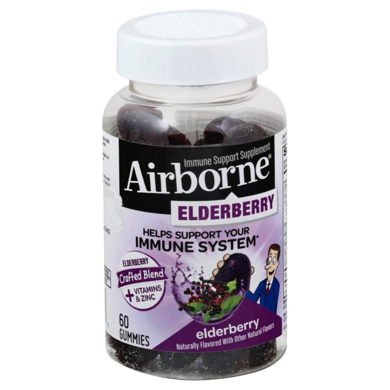 Airborne Elderberry Immune Support Gummies - 60ct - King's Pharmacy